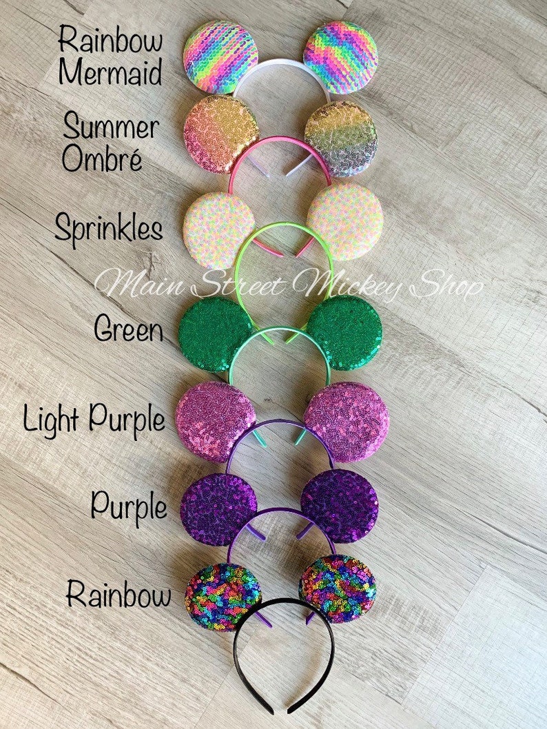 Minnie Mouse Ears Sully Monsters Inc Disney Ears for Adults | Etsy