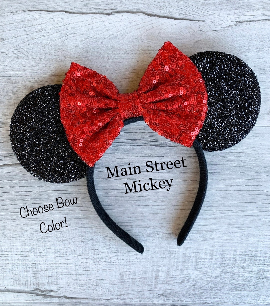 Minnie Mouse Ears, Disney Ears for Adults and Kids, White Minnie Mouse ...