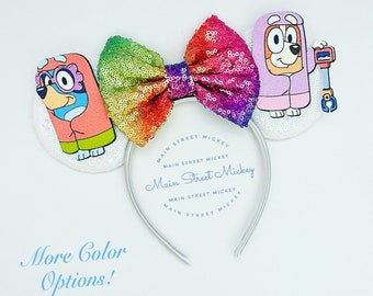 Bluey Minnie Ears - Etsy