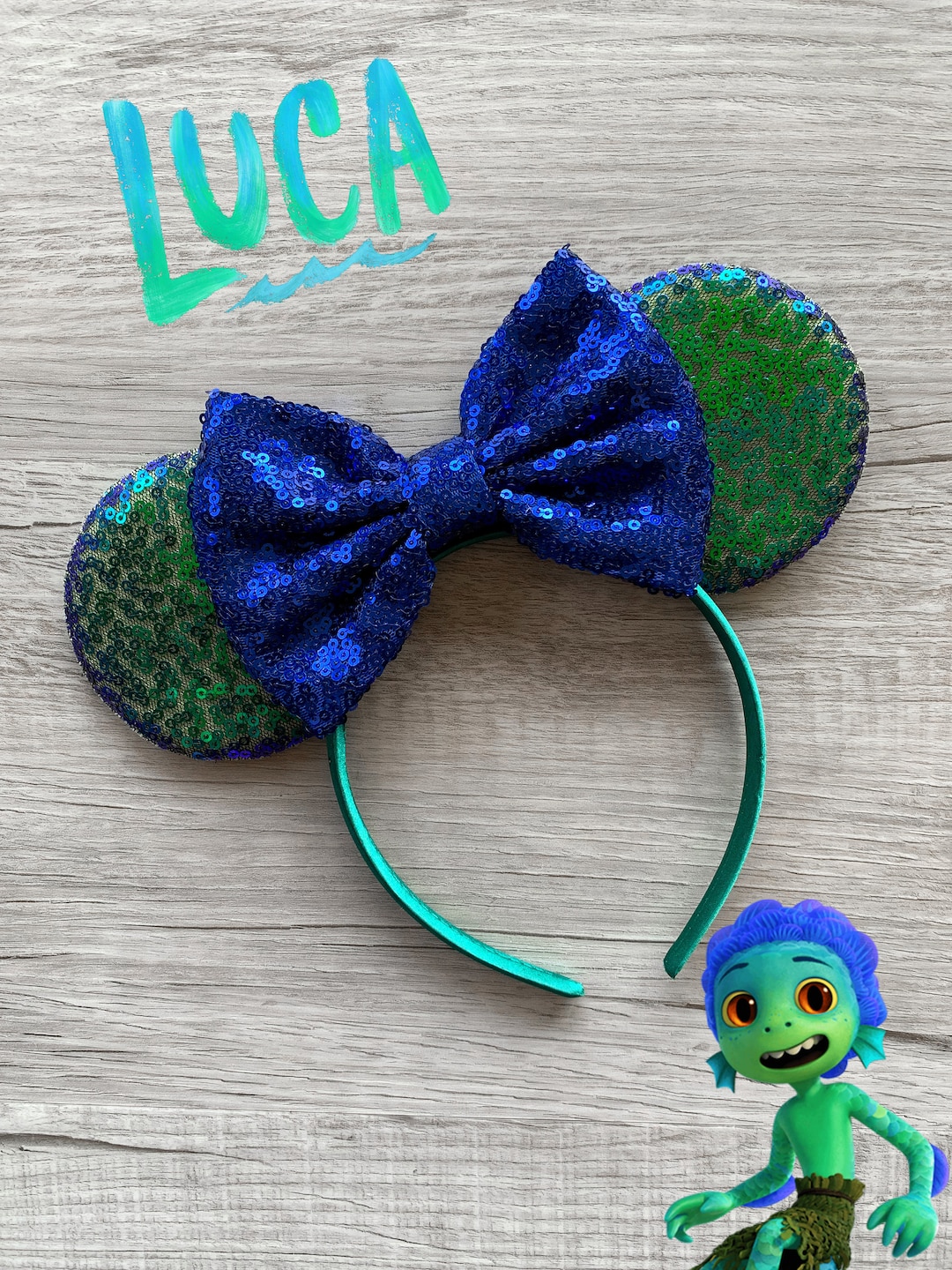 Minnie Mouse Ears, Disney Ears for Adults and Kids, Luca Minnie Ears ...