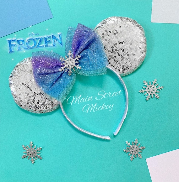 Frozen Princess Elsa Minnie Mouse Ears Disney Ears for Adults - Etsy