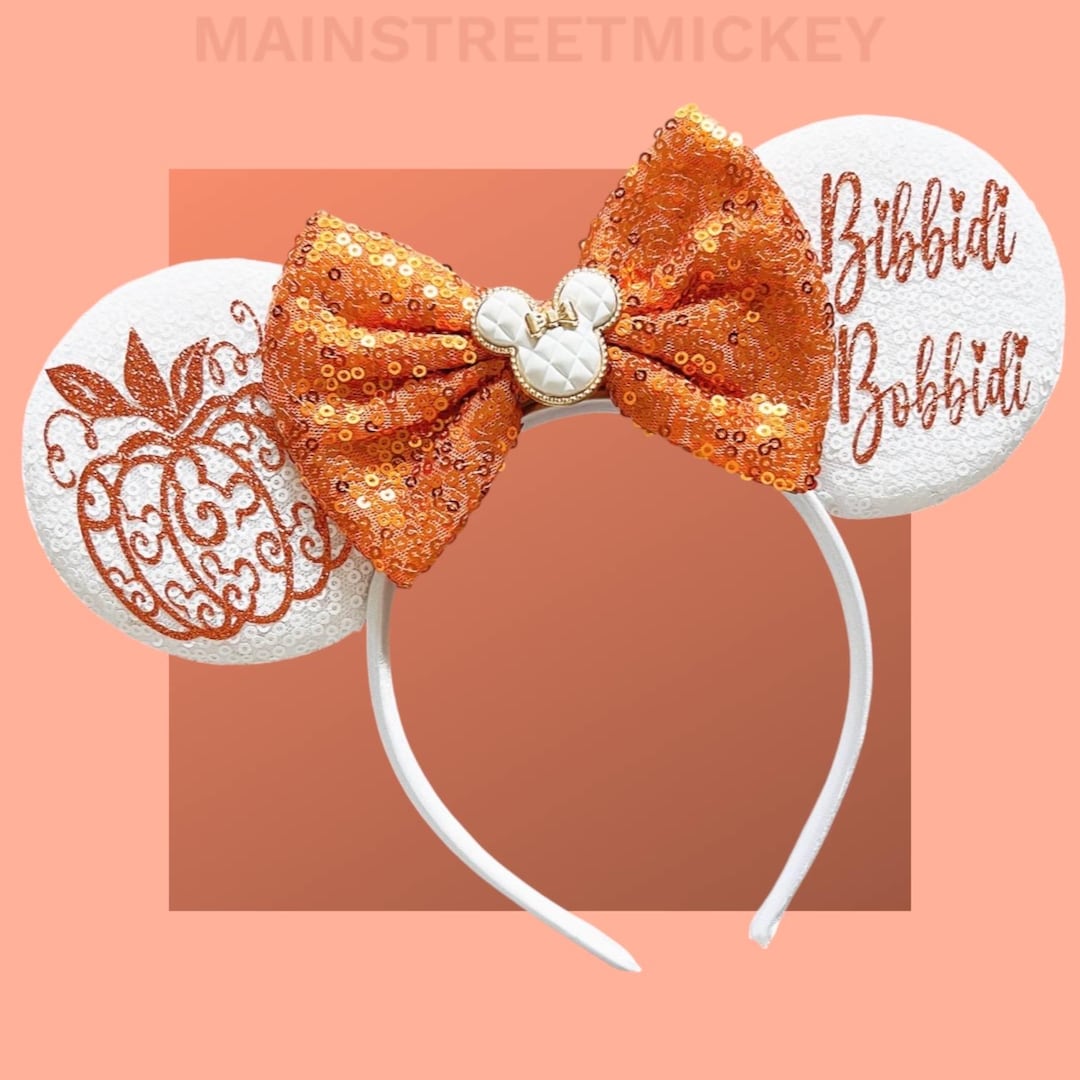 Minnie Mouse Pumpkin Ears, Disney Ears for Adults and Kids, Halloween ...
