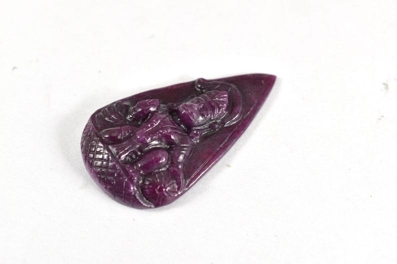 Hand Carved Ruby Lord Hanuman Statue, Healing Gemstone - Etsy