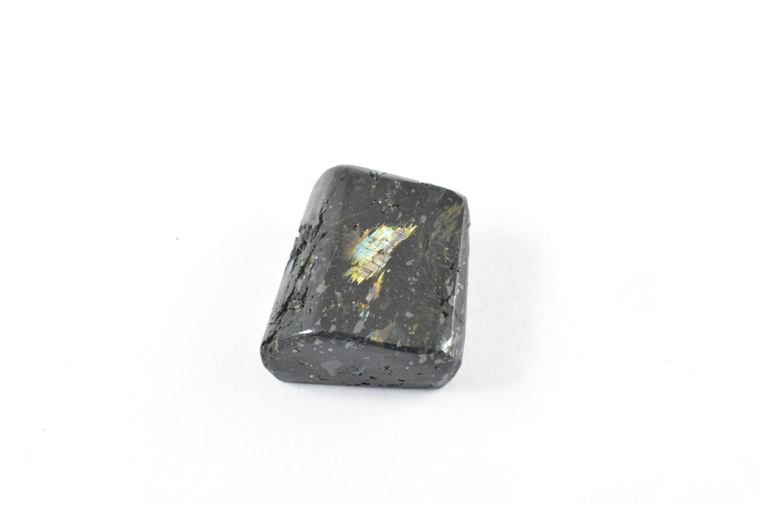 22.16g Nuummite Freeform, RARE FLASH Authentic Greenland Nuummite ...
