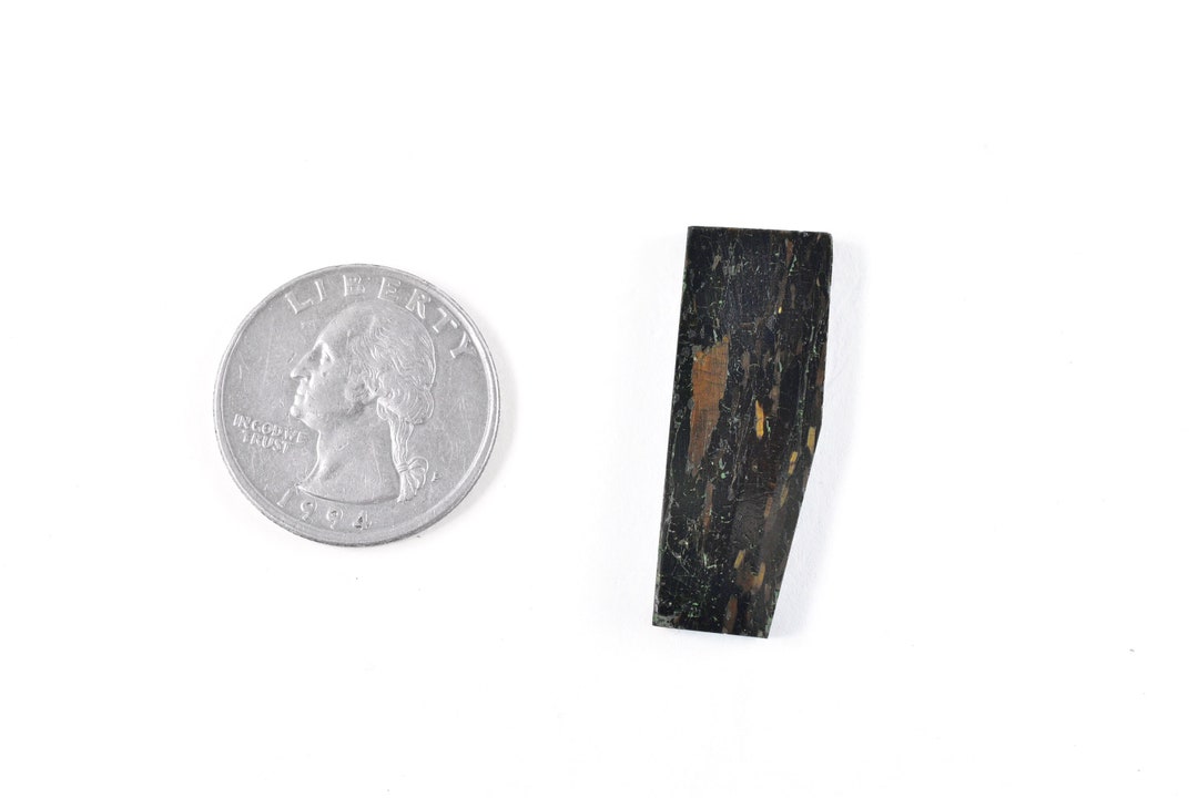 3.92g Nuummite Freeform, RARE FLASH Authentic Greenland Nuummite ...