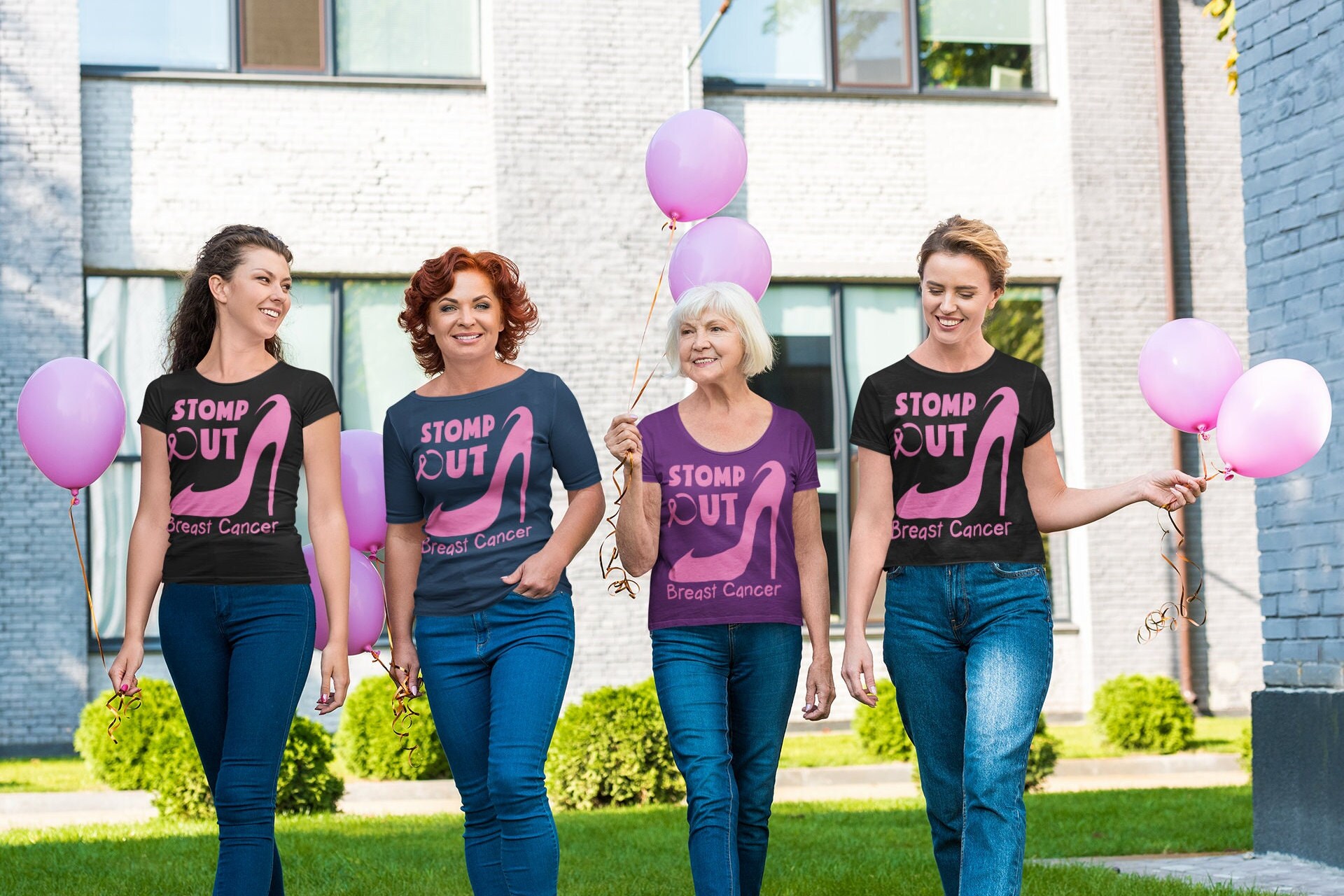 Stomp Out Breast Cancer! - Etsy