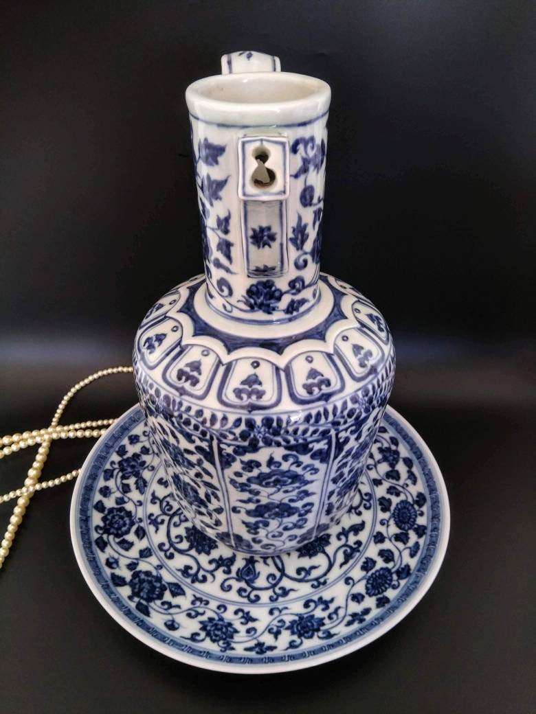 Chinese Porcelain Ewer With Plate - Etsy