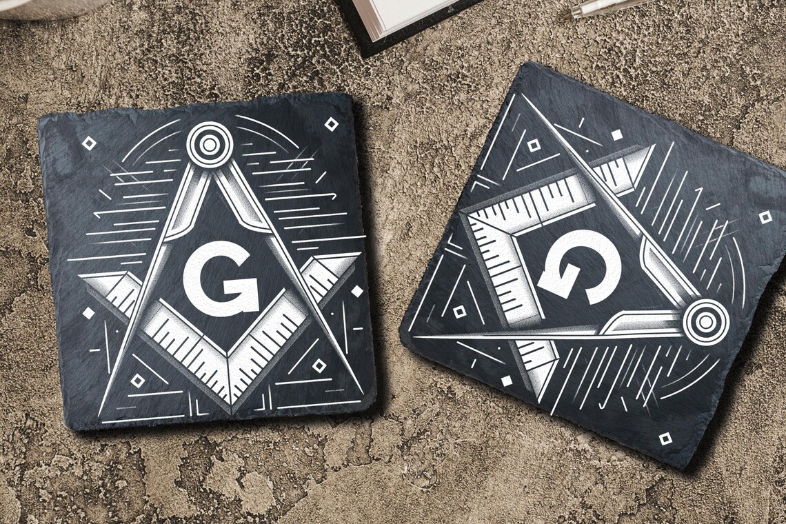 Masonic 4 Png Files for Laser Engraving CNC, CO2, Lightburn, Glowforge ...