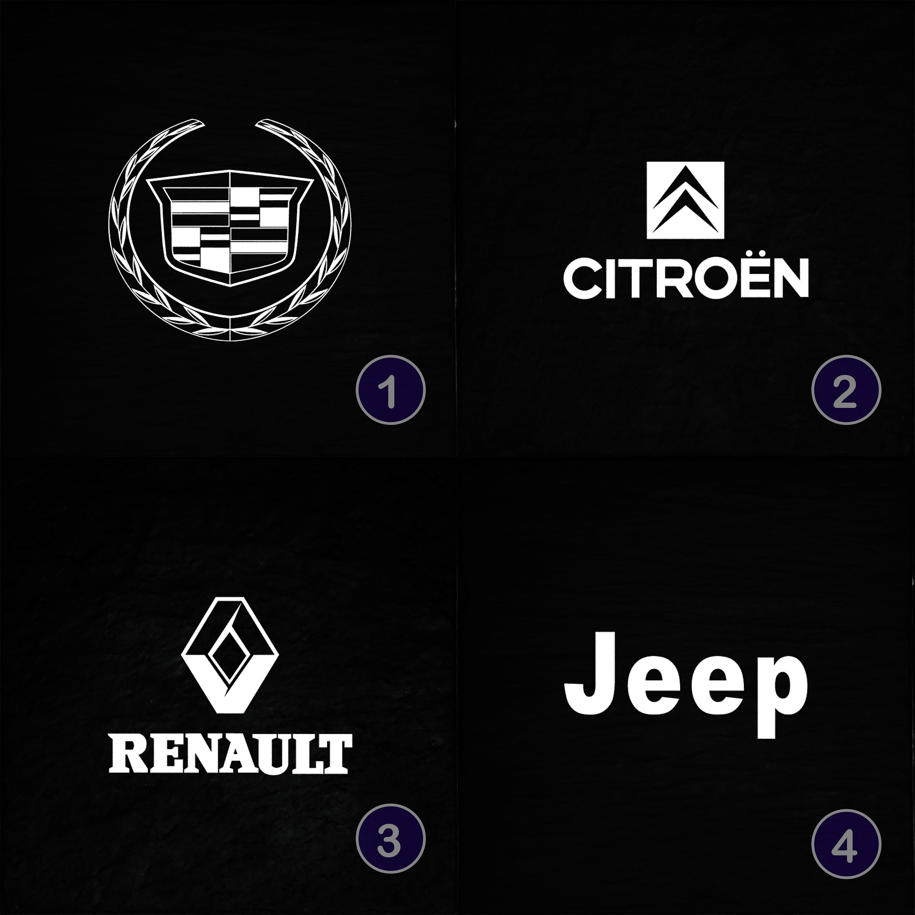 16 Slate Bundle Car Logo , Laser Ready PNG Files for Engraving, Slate ...