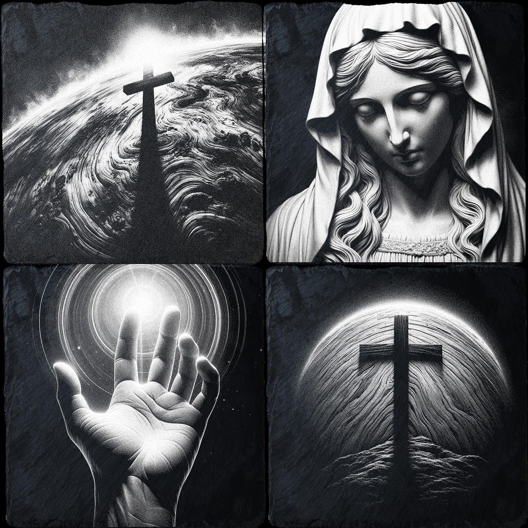 Christian Symbols PNG Laser Files - Set of 4 DIY CNC Faith Art for ...