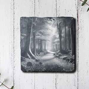 Set of 4 Nature Scene Laser Engraving Files - CNC and DIY Forest, Ocean ...