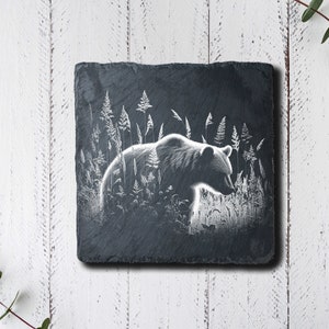 4 Forest Animals Pack | Laser Files Bundle | Laser Burn PNG | Slate ...