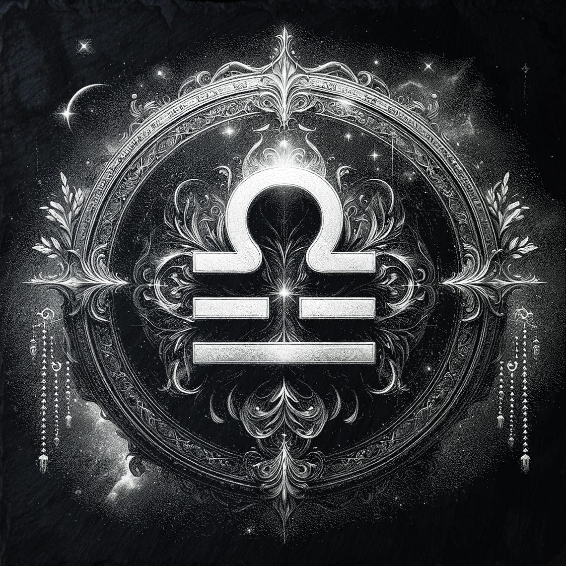 Libra Zodiac Set - 4 PNG Files for Slate Laser Etching - Astrology ...