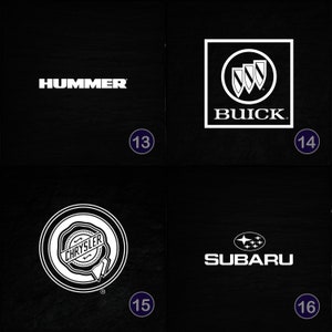 16 Slate Bundle Car Logo , Laser Ready PNG Files for Engraving, Slate ...