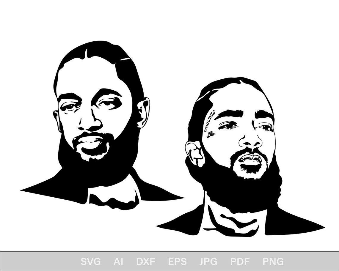 Nipsey Hussle Svg Talent Svg Files For Cricut Celebrity Dxf Etsy