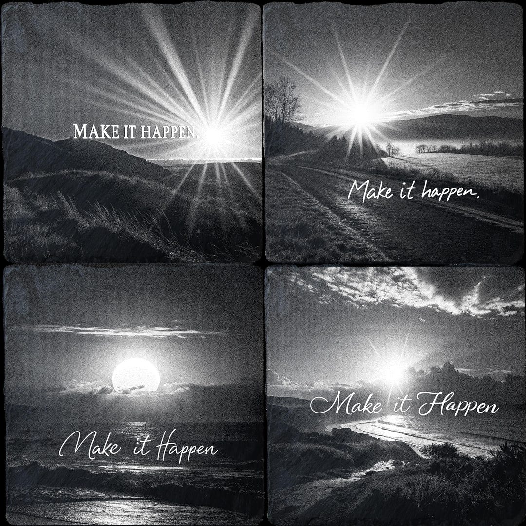 Set of 4 Motivational Sun PNG Files for Laser Engraving | CNC Xtool ...