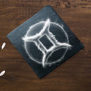 Gemini Zodiac Set - 4 PNG Files for Slate Laser Etching - Astrology ...