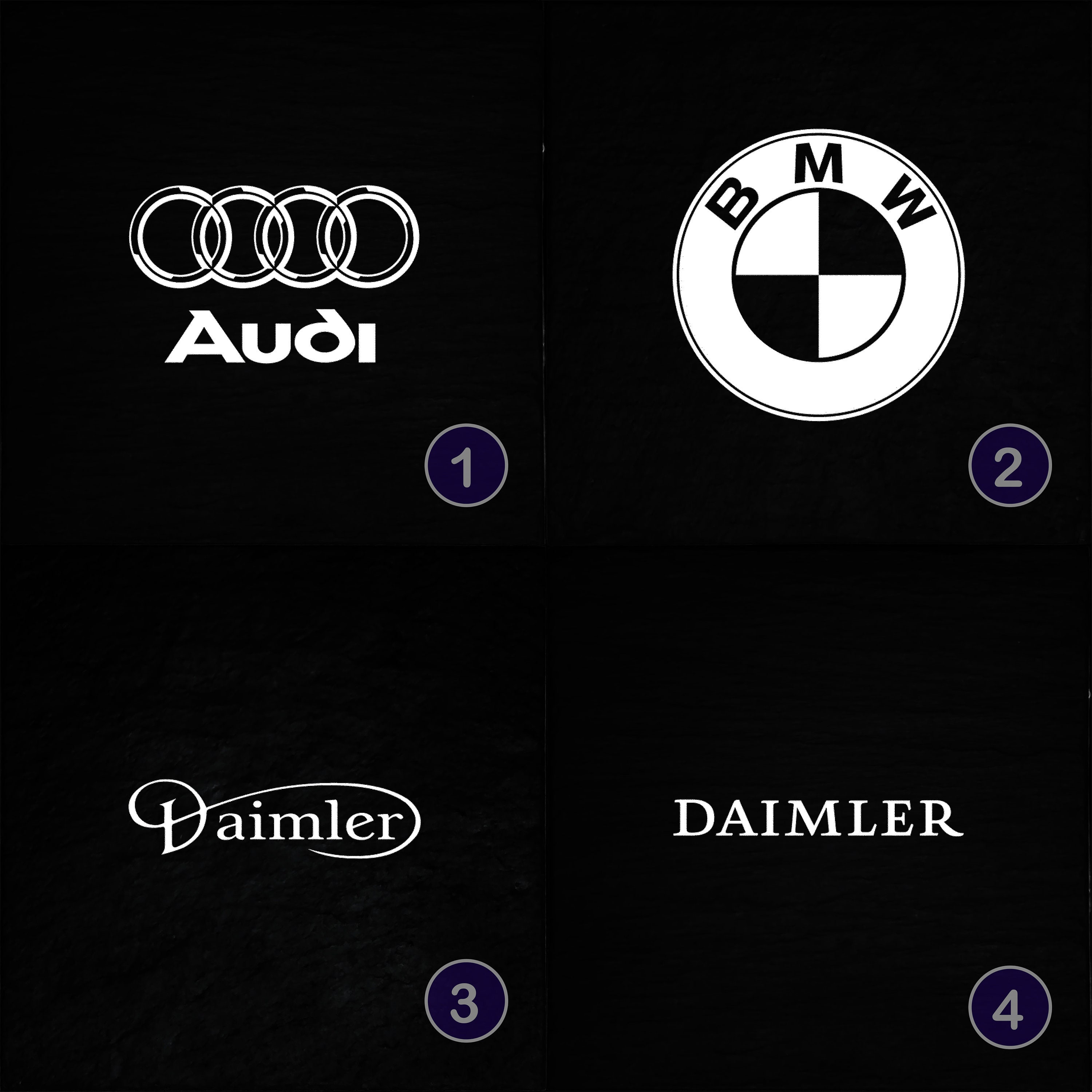 16 Slate Bundle Car Logo , Laser Ready PNG Files for Engraving, Slate ...