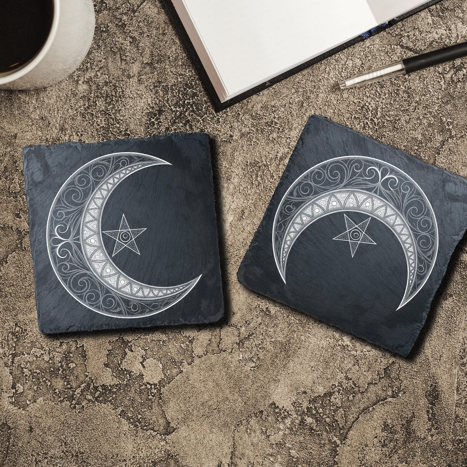 Alchemical Symbols PNG Bundle 4 Laser Engraving Files for Slate/wood ...