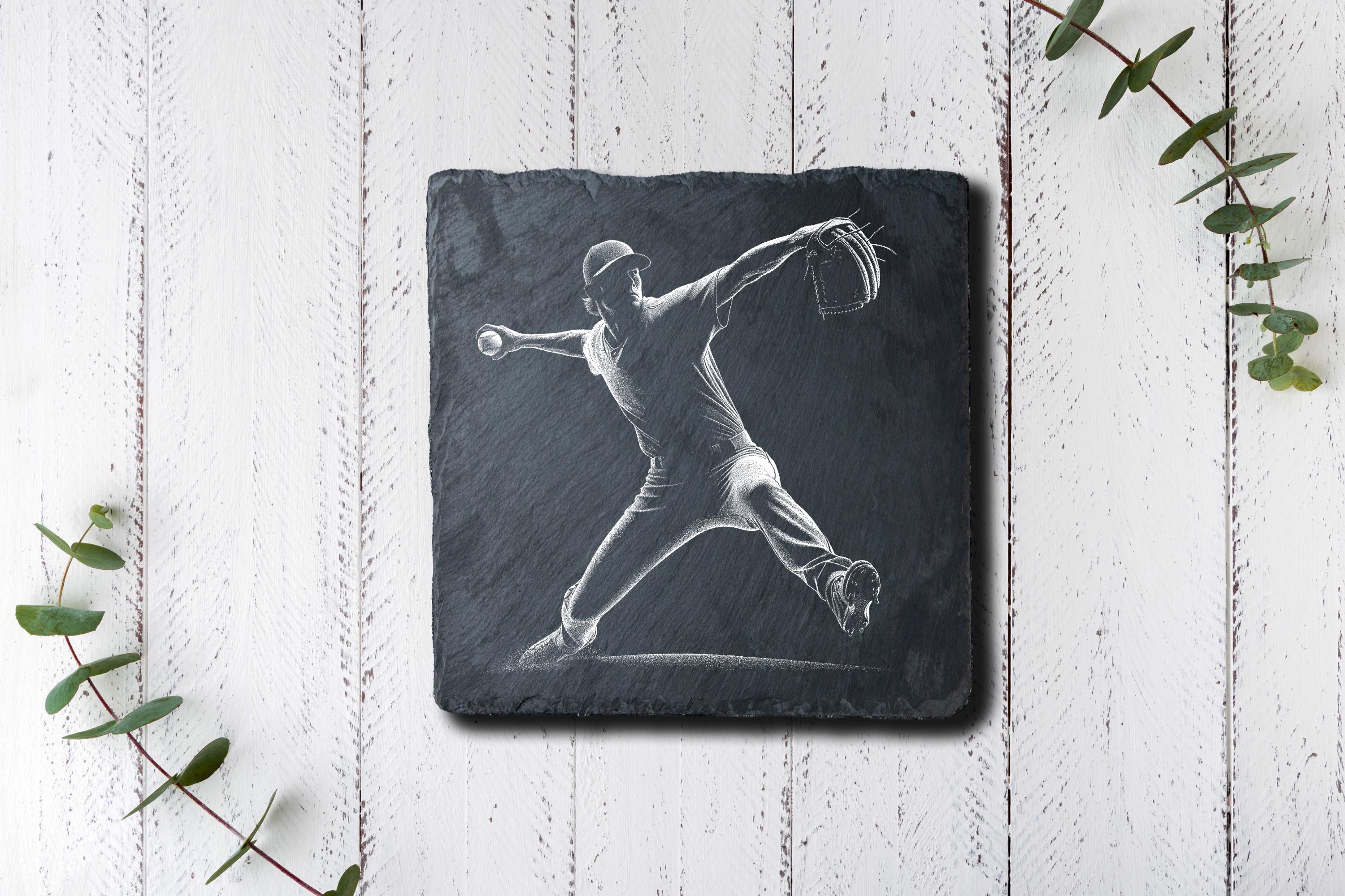Baseball Laser Engraving PNG Files Set of 4 | CNC DIY Sports Designs ...