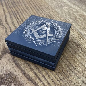 Masonic Symbol PNG Set for Laser Engraving on Natural Slate 4 Files for ...