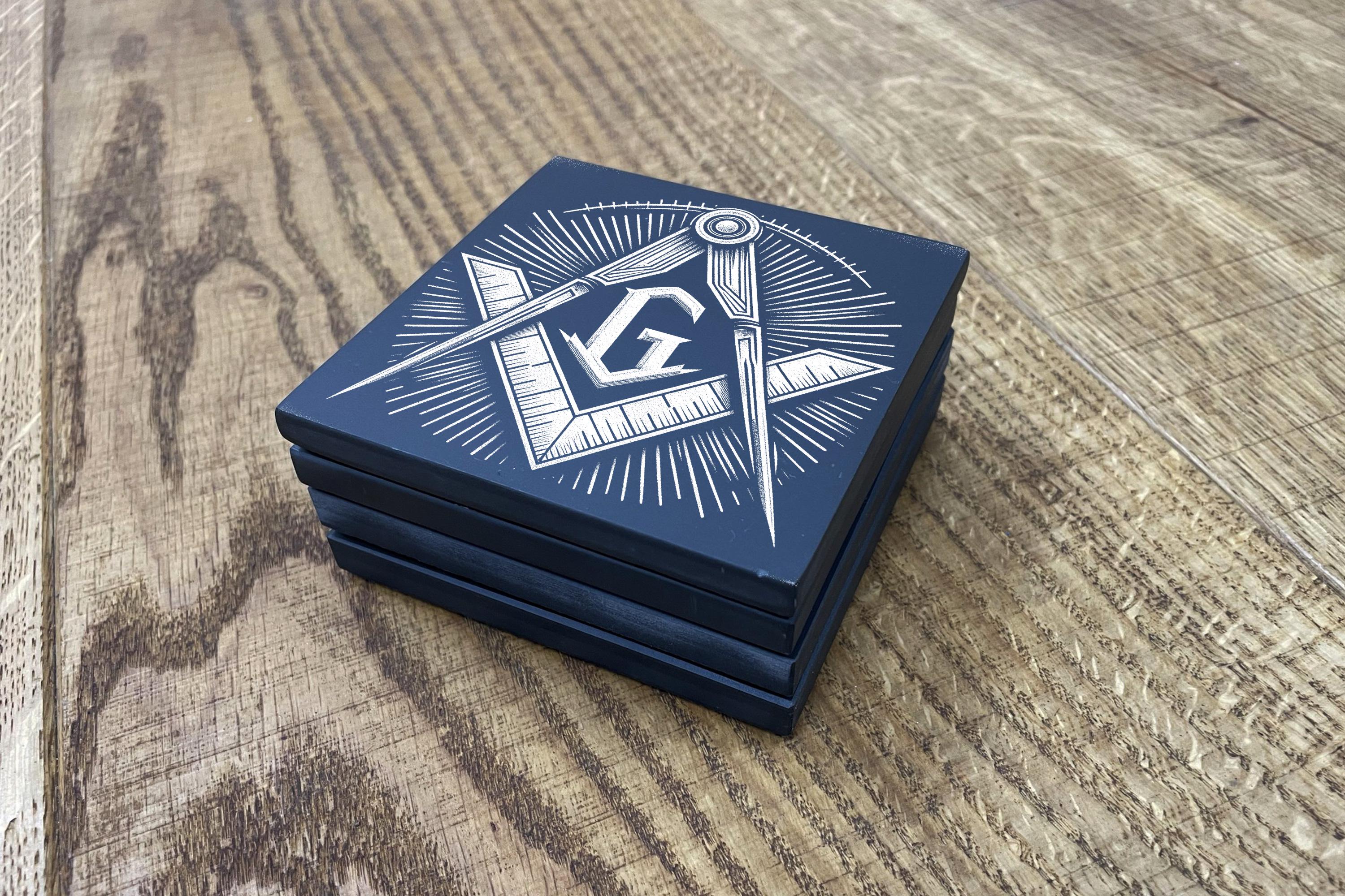Masonic 4 Png Files for Laser Engraving CNC, CO2, Lightburn, Glowforge ...