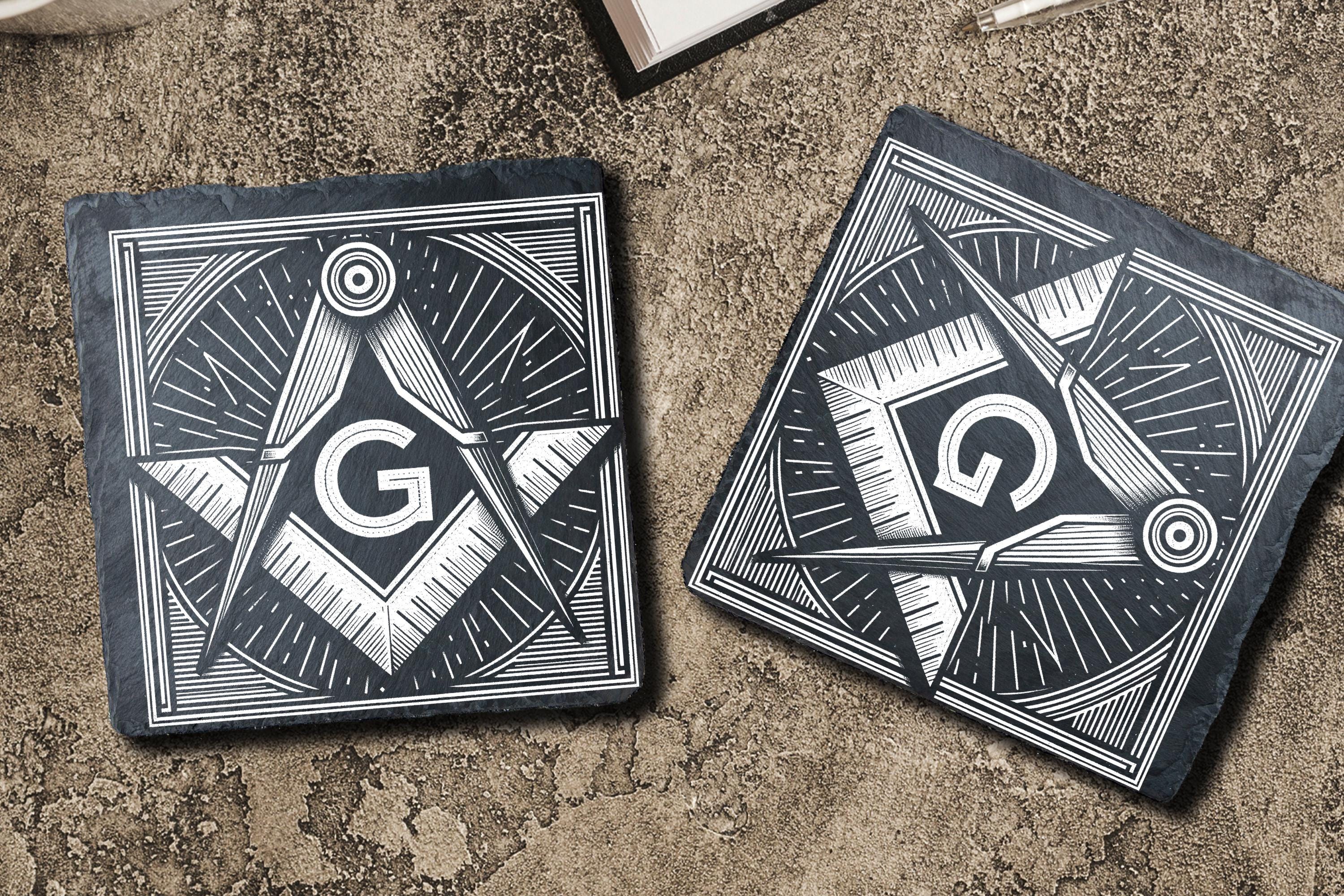 Masonic 4 Png Files for Laser Engraving CNC, CO2, Lightburn, Glowforge ...