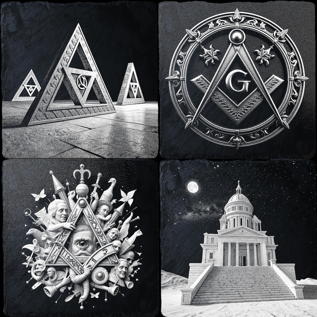 Masonic PNG Bundle | 4 Freemason Vector Files for Laser Engraving | CNC ...