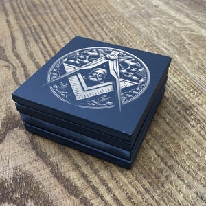 4 Masonic Signs Pack | Laser Files Bundle | Laser Burn PNG | Slate ...