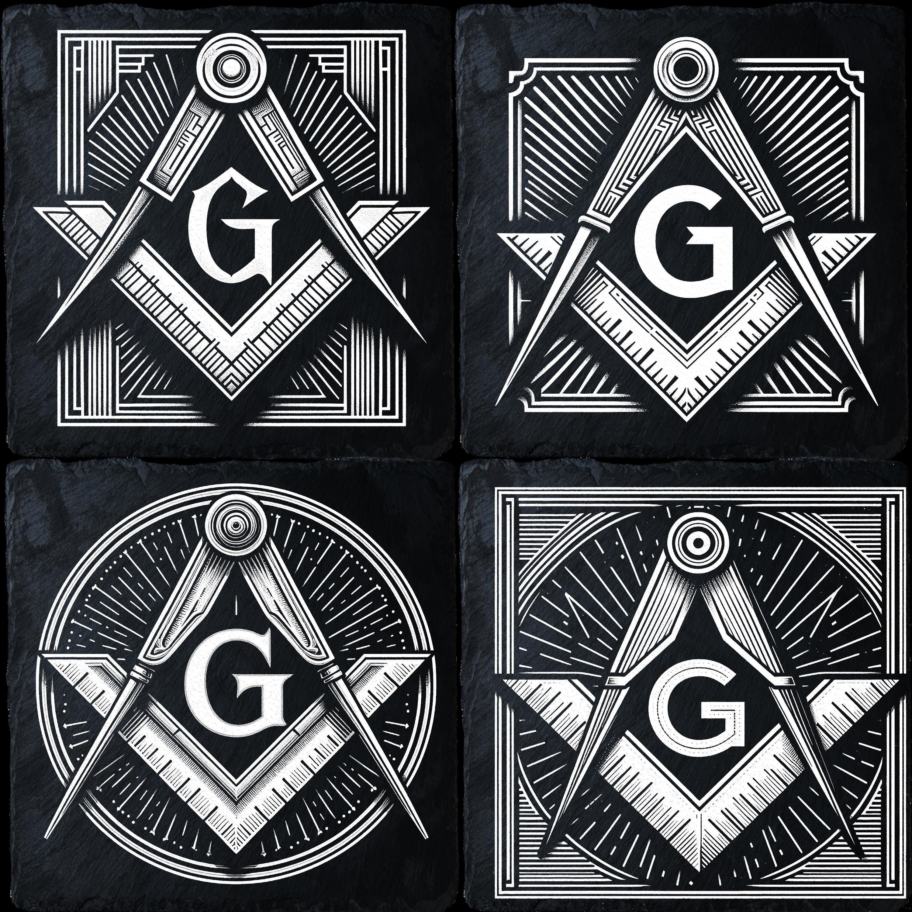 Masonic 4 Png Files for Laser Engraving CNC, CO2, Lightburn, Glowforge ...