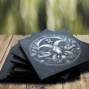 Aries Zodiac Set - 4 PNG Files for Slate Laser Etching - Astrology ...