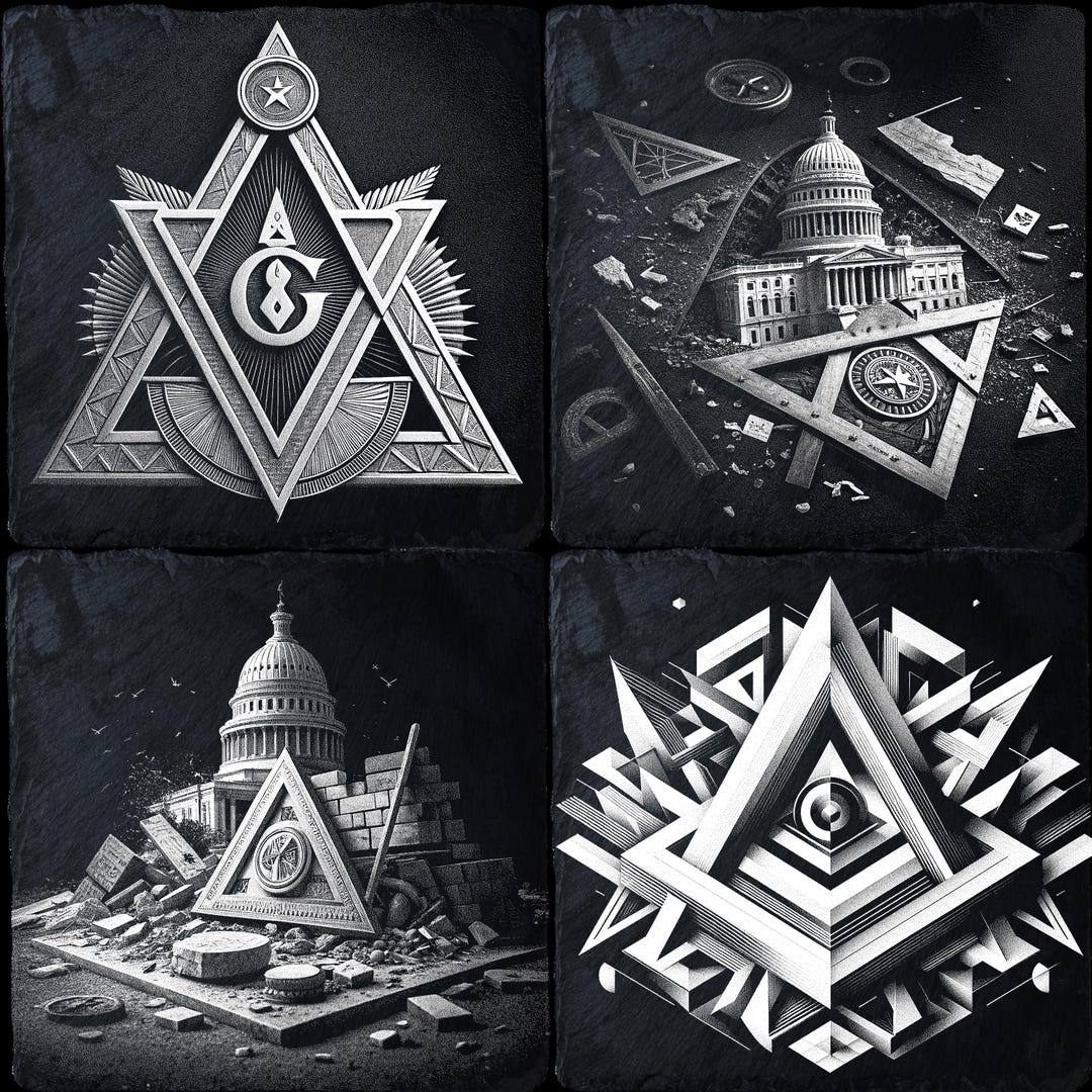 Freemasonry PNG Set | 4 Laser Engraving Files With Masonic Symbols ...