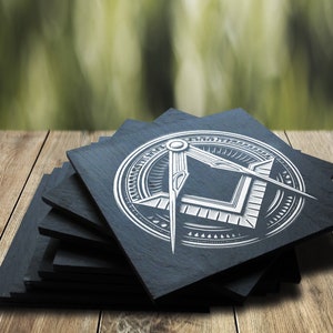 4 Masonic Signs Pack | Laser Files Bundle | Laser Burn PNG | Slate ...
