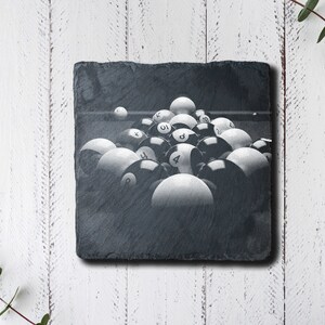 4 Slate Bundle Billiards, Laser Ready PNG Files for Engraving, Slate ...