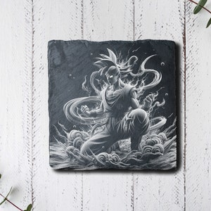 4 Bundle Anime PNG for CNC Laser Engrave, Laser Burn, Glowforge File ...
