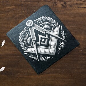 4 Masonic Signs Pack | Laser Files Bundle | Laser Burn PNG | Slate ...