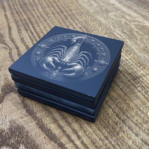 4 Scorpio PNG Files - Zodiac Art for Slate Laser Engraving - Astrology ...