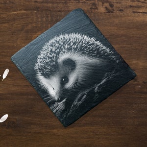 Hedgehog | Laser Files Bundle | Laser Burn PNG | Slate Engraving ...