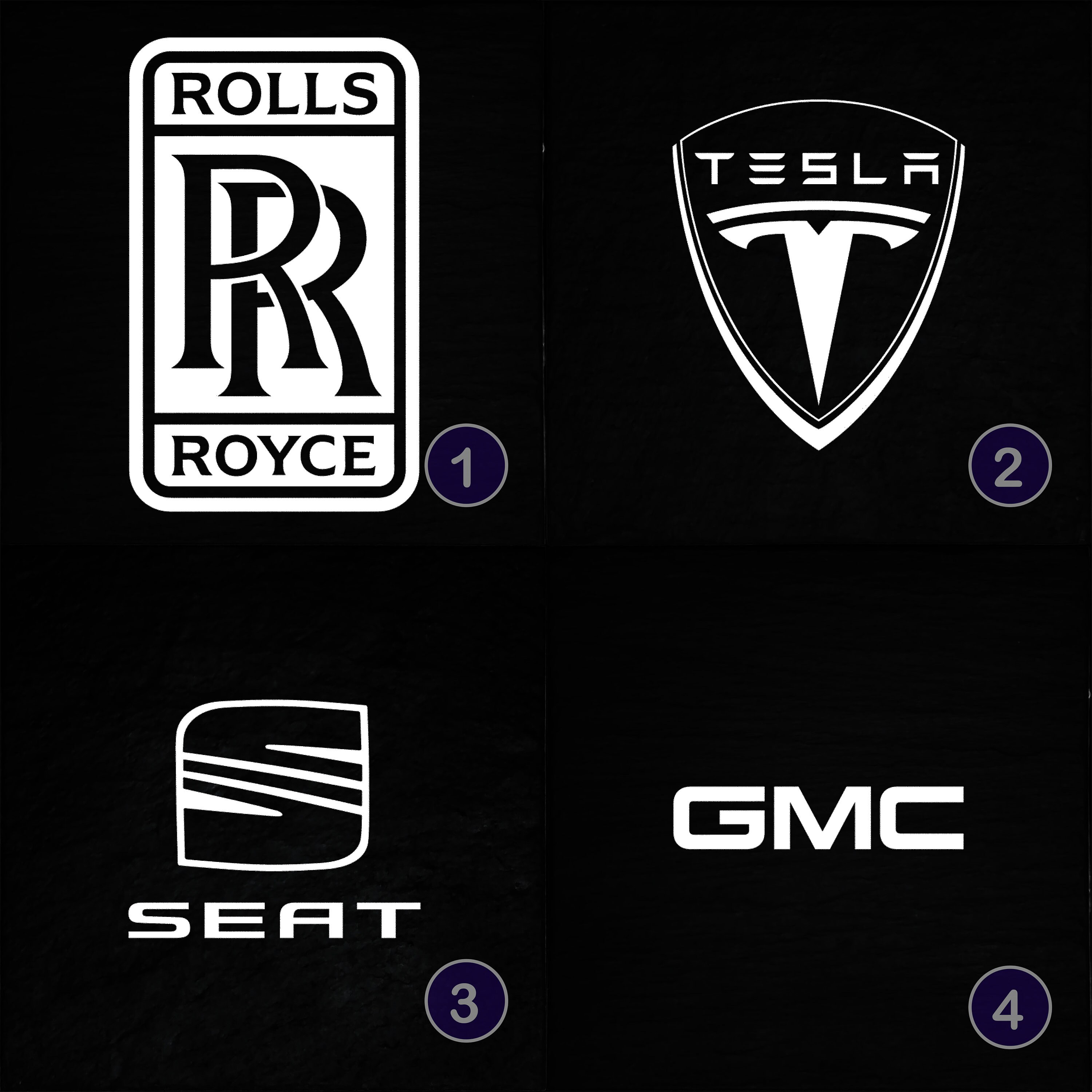 16 Slate Bundle Car Logo , Laser Ready PNG Files for Engraving, Slate ...