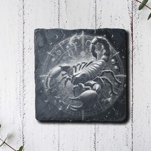 4 Scorpio PNG Files - Zodiac Art for Slate Laser Engraving - Astrology ...