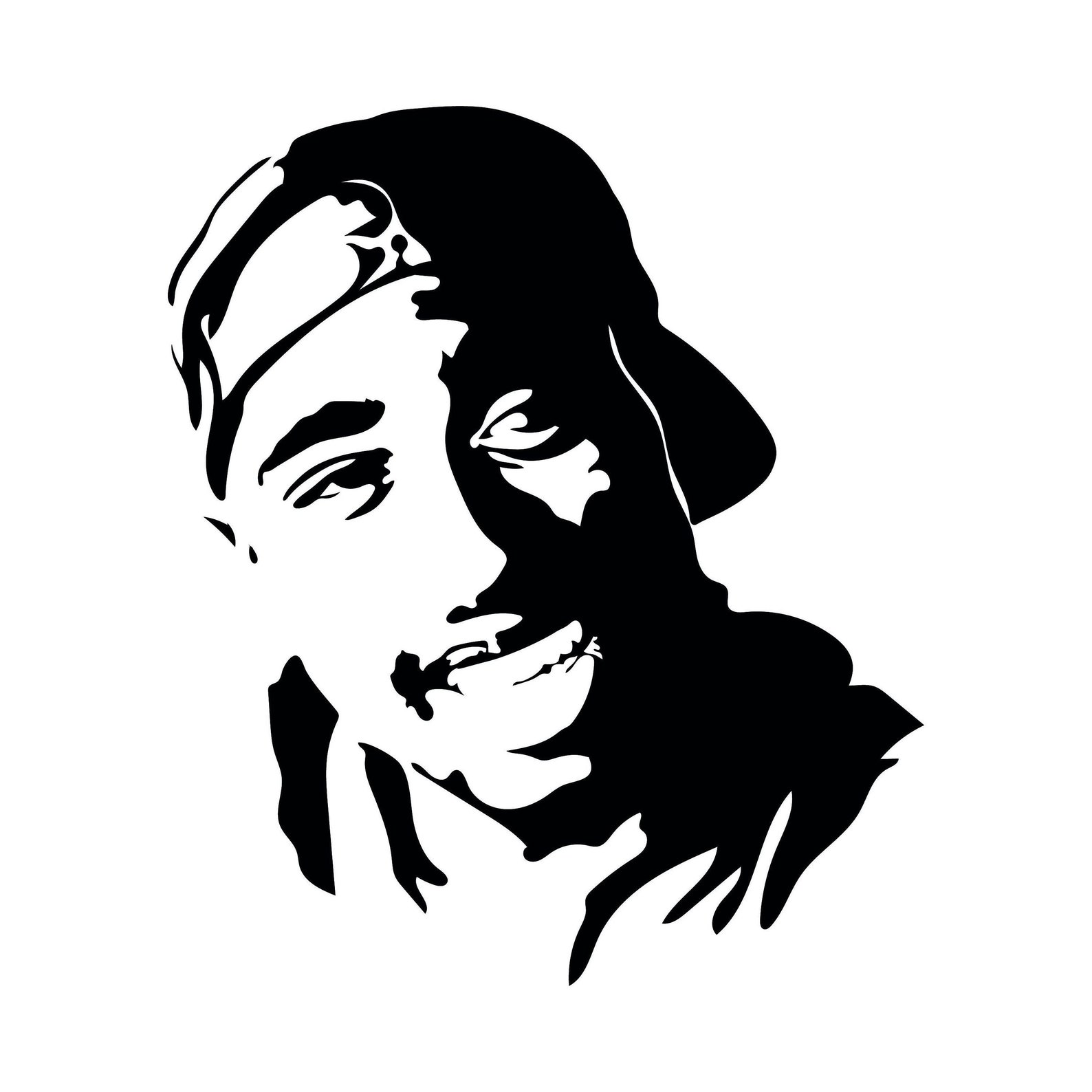 Hip Hop Svg Tupac Amaru Shakur Svg Files For Cricut 2Pac Dxf | Etsy
