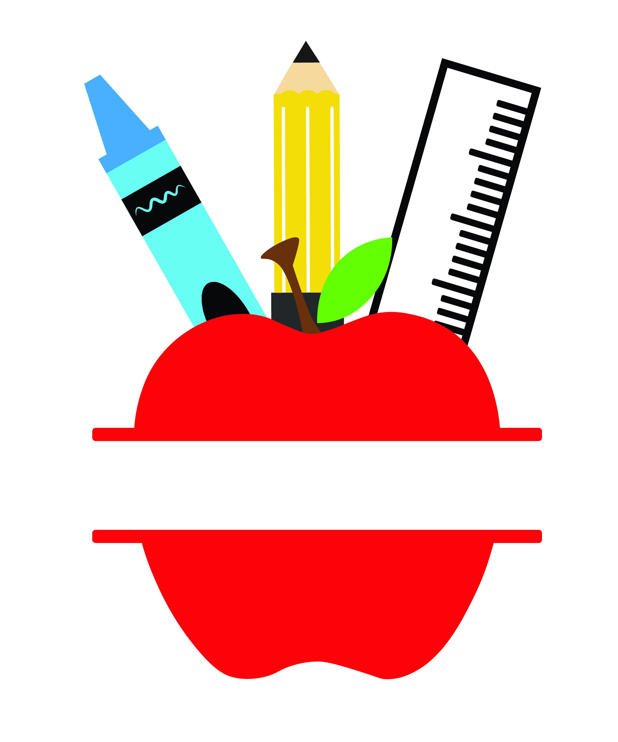 Split Monogram PNG/SVG Split Monogram Frame Alphabet Family - Etsy