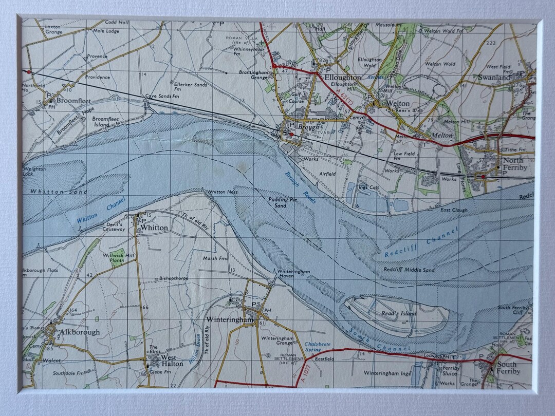 North Ferriby, Welton, Read’s Island and Surrounding Area Original 1962 ...