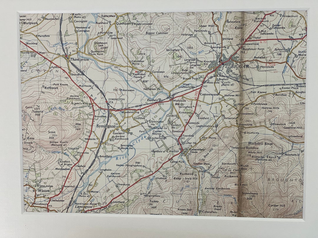 Biggar, Symington, Thankerton and Surrounding Area Original 1956 ...