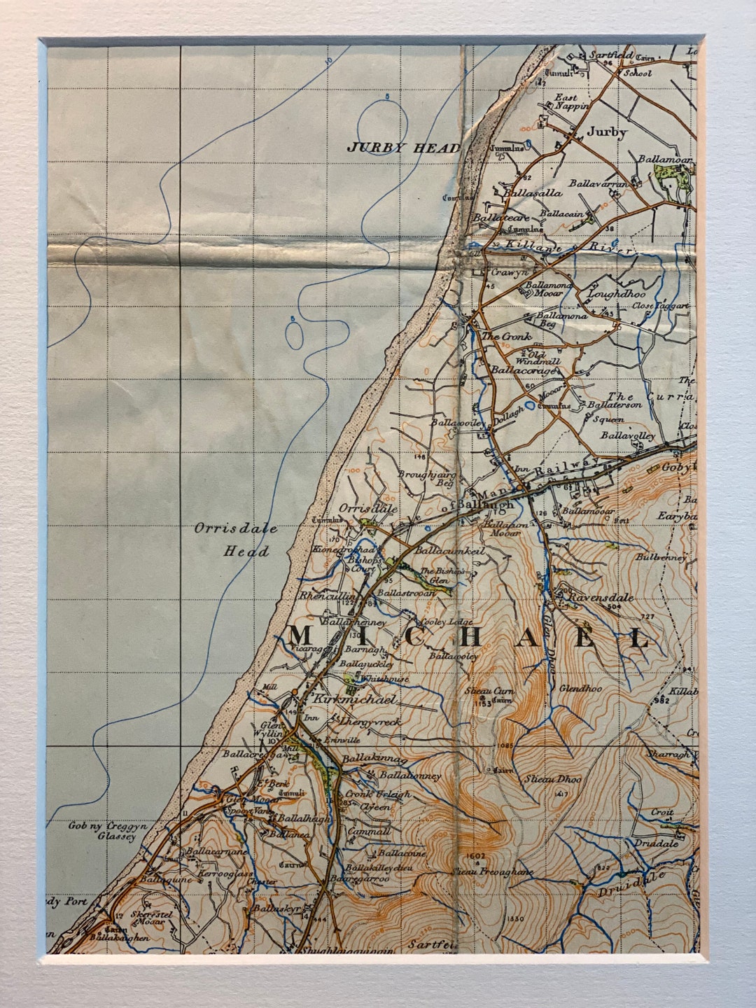 Jurby Head, Orrisdale Head, Kirkmichael and Surrounding Area Original ...