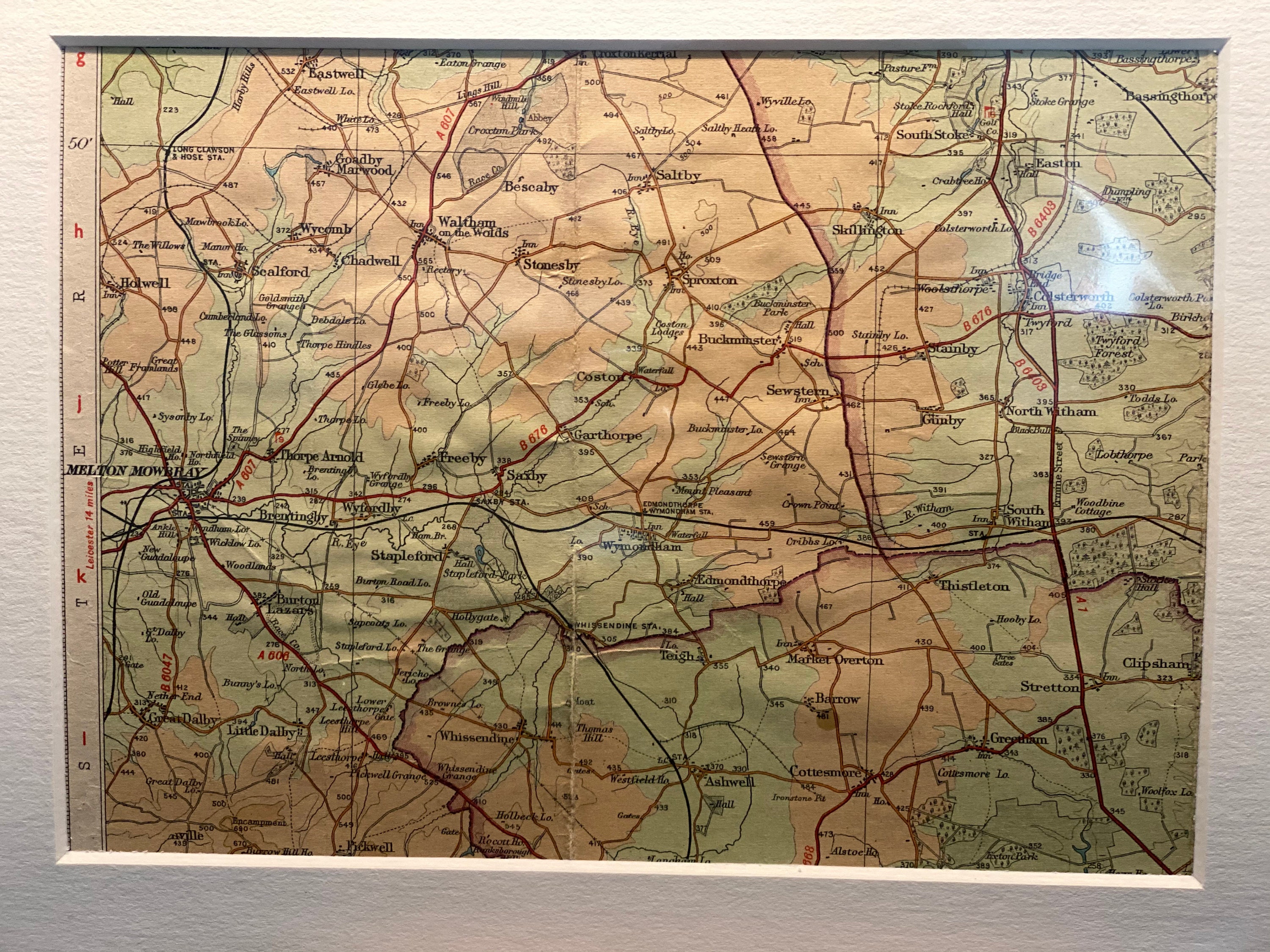 Globes & Maps Home & Living Welney and Surrounding Area Original 1944 ...