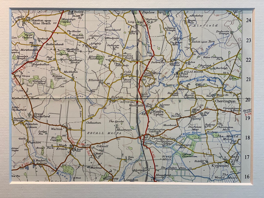 Crudgington, Cold Hatton Heath, Cotwell and Surrounding Area Original ...