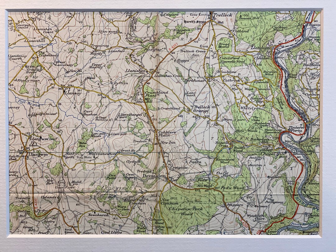 Devauden, Llanishen Llandogo and Surrounding Area Original 1953 ...