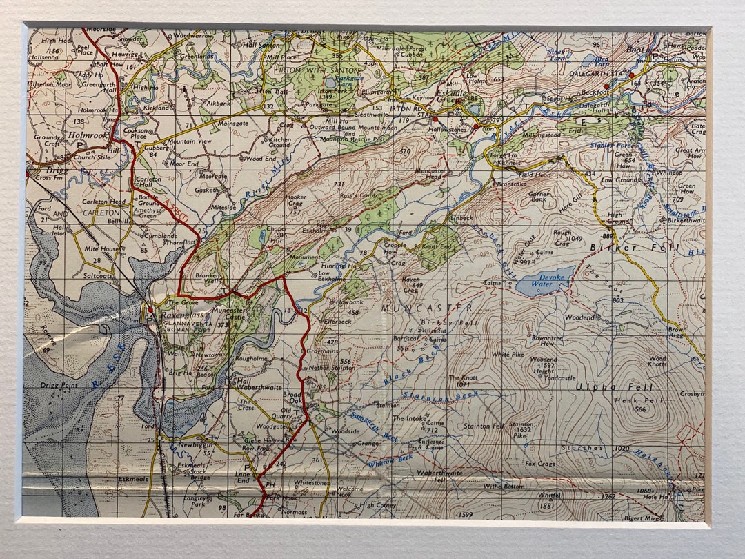 Ravenglass, Muncaster, Dalegarth and Surrounding Area Original 1965 ...