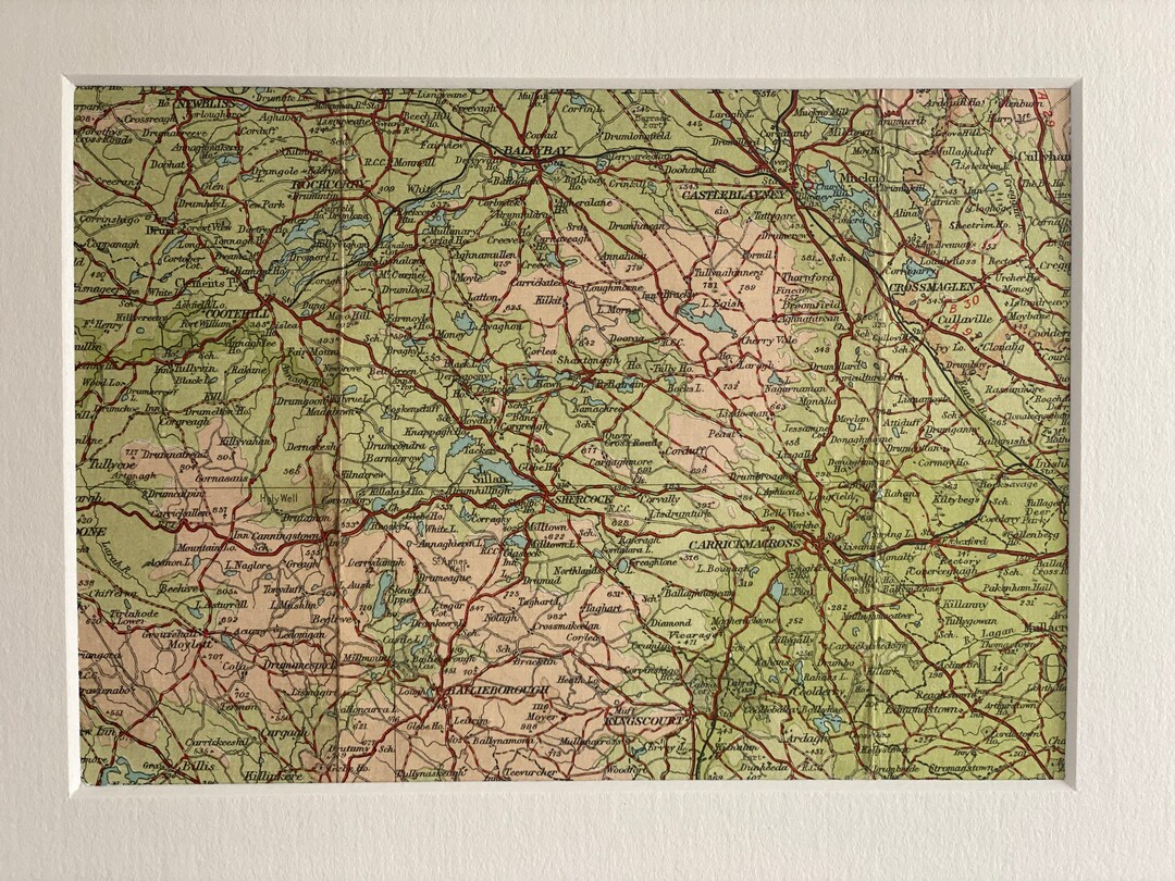 Castleblayney, Cootehill, Ballybay and Surrounding Area Original 1926 ...